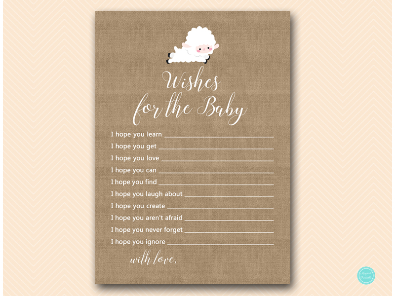 Little Lamb Baby Shower Games Package – Printabell • Express