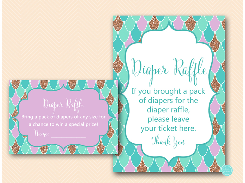 Mermaid Baby Shower Game Package – Printabell • Express