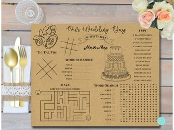 Wedding kids Activity Kit – Printabell • Express