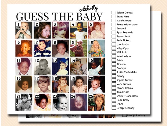 Guess the celebrity baby names – Printabell • Express