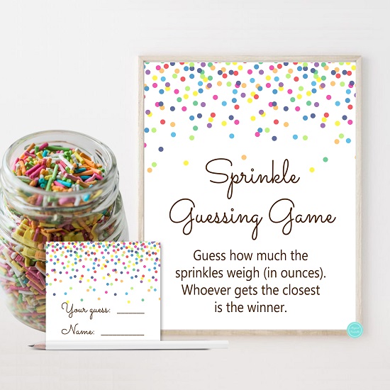 Candy Sprinkle guessing game – Printabell • Express
