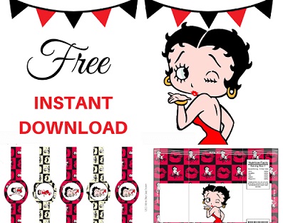 Free Betty Boop Party Printable – Printabell • Express
